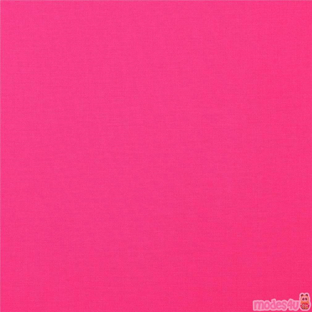 solid pink fabric Robert Kaufman USA Bright Pink - modeS4u